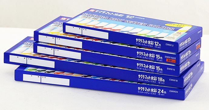 SAKURA MAT WATER COLORS Paint Set Watercolor Pigme... – Grandado