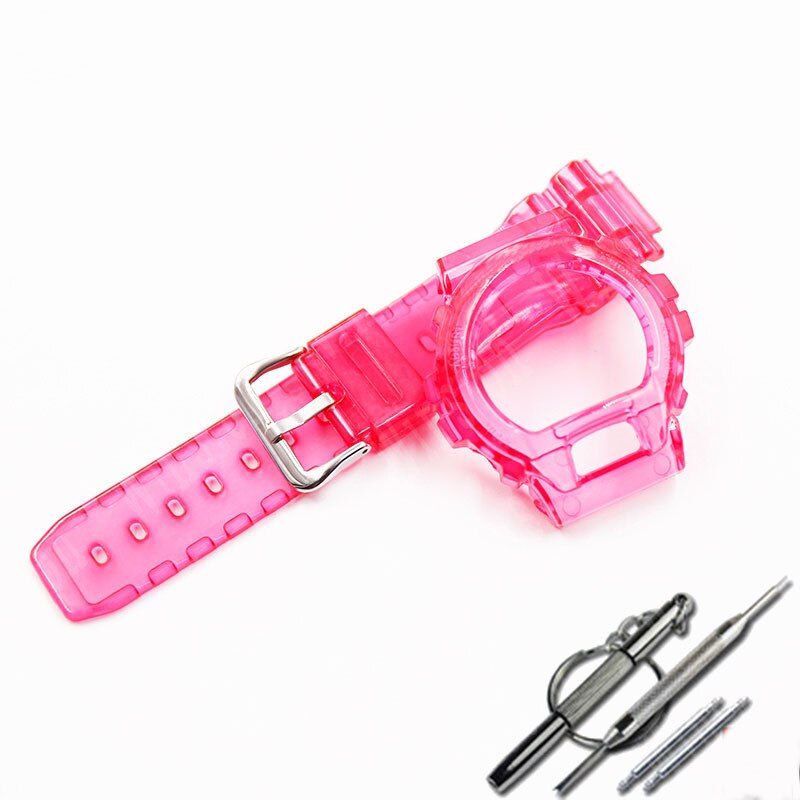 Transparent Watch Strap and Case for DW-6900 DW-66... – Grandado