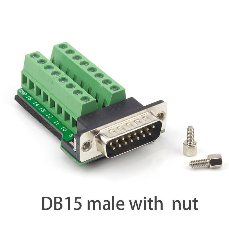 DB15 Connectors D-SUB15 Mannelijke 2 Rij 15 Pin Pl... – Grandado
