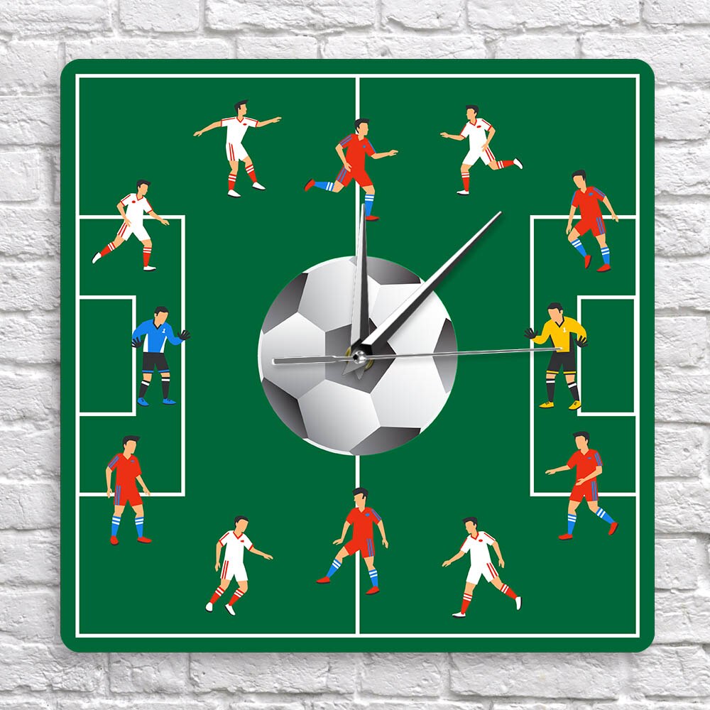 Soccer Field with Football Player Geek Decoration ... – Grandado