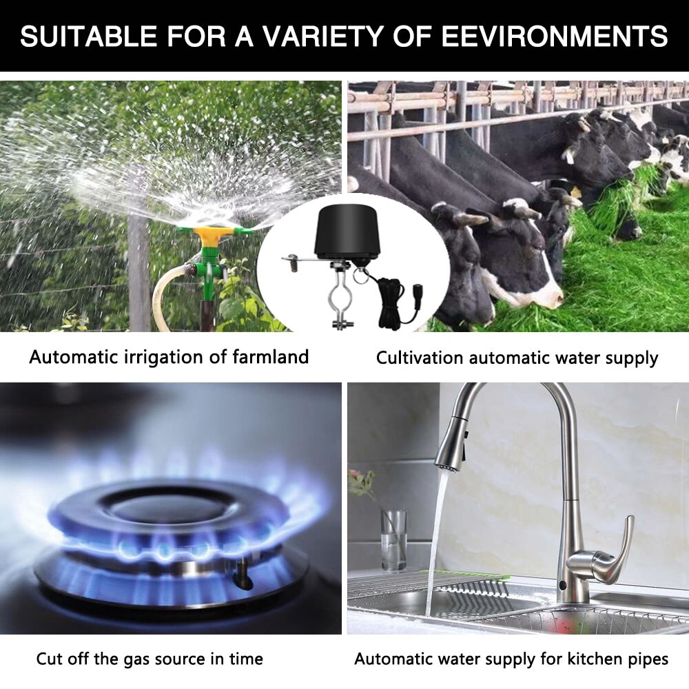 Tuya Wifi Smart Controller Water Valve Gaslek Mani... – Vicedeal