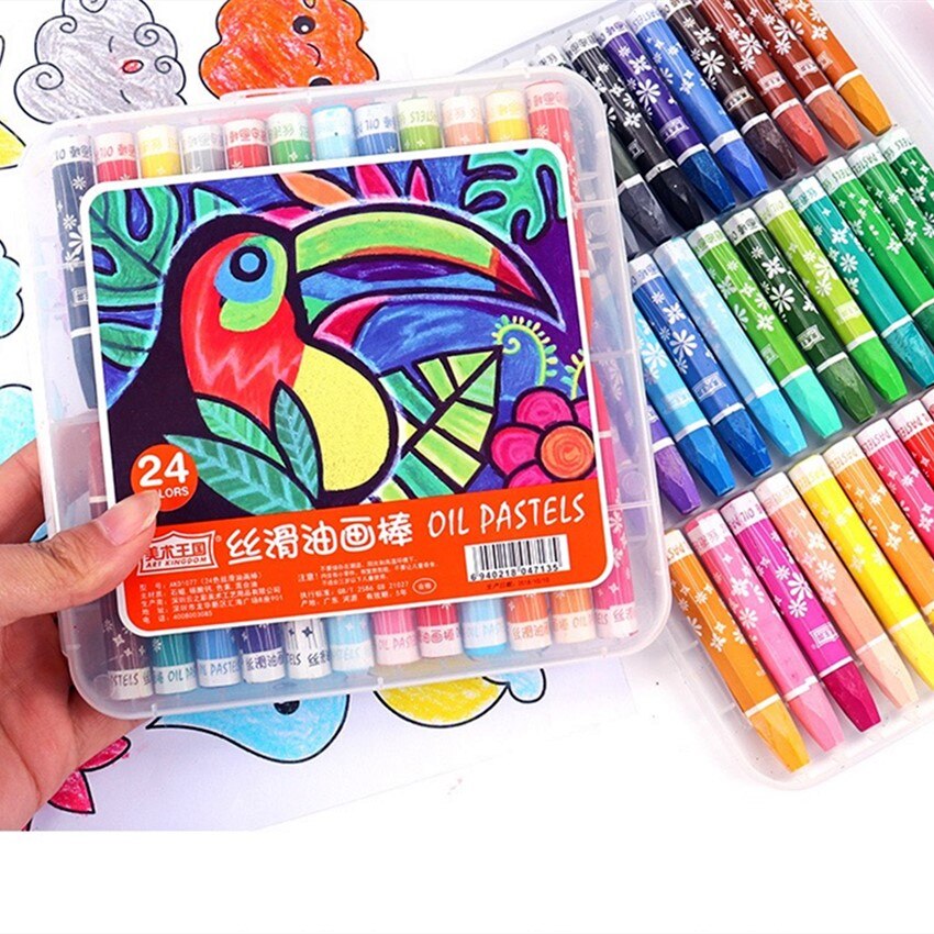Smooth oil pastels colorful pencils for artists ki... – Vicedeal