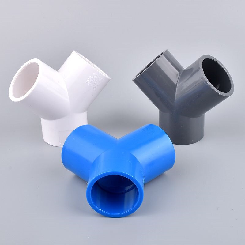 2Pcs I.D 20 25 32 40 50 63mm PVC Pipe Y Type Conne... – Grandado