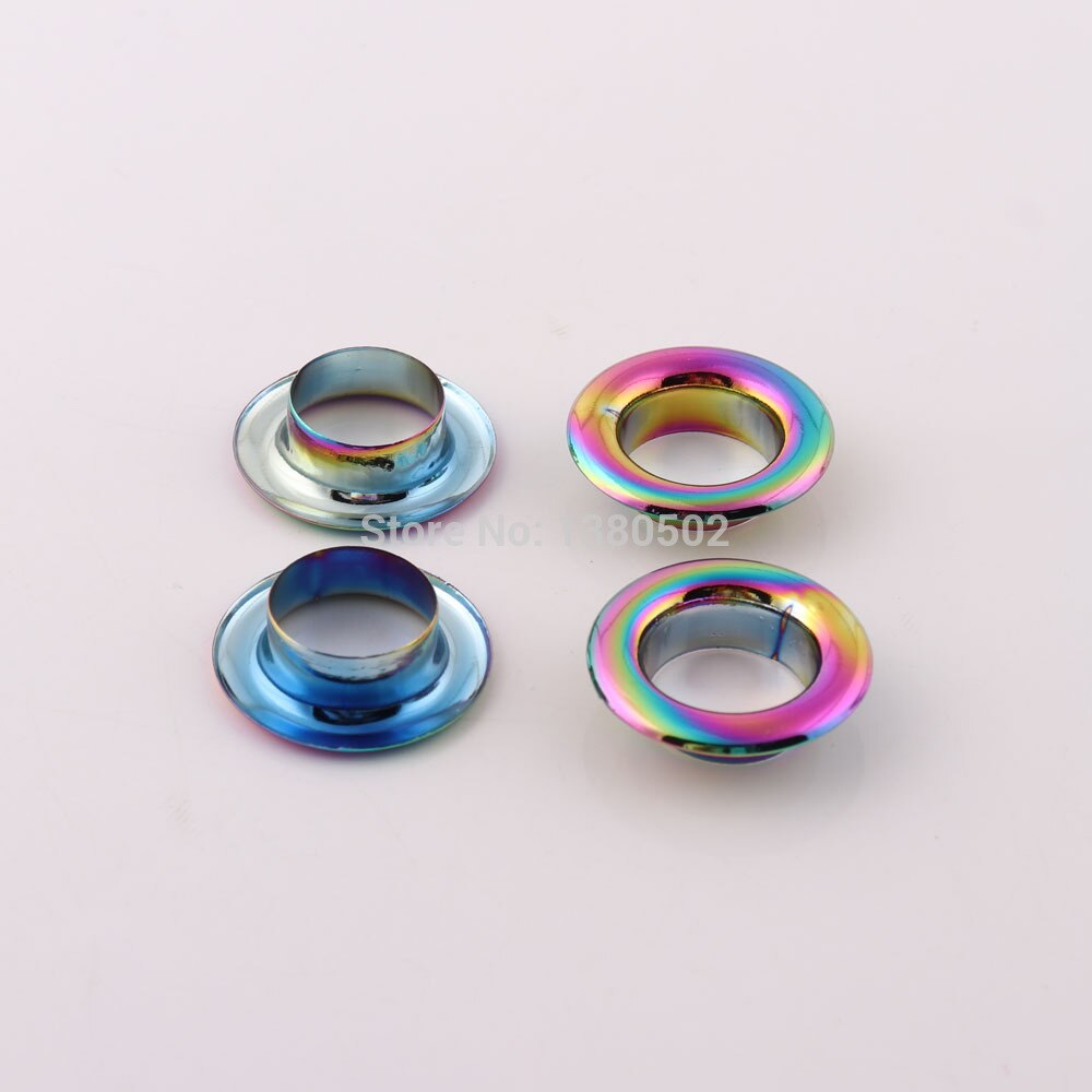 50pcs Rainbow color 23mm outer Garment Eyelets wit... – Vicedeal