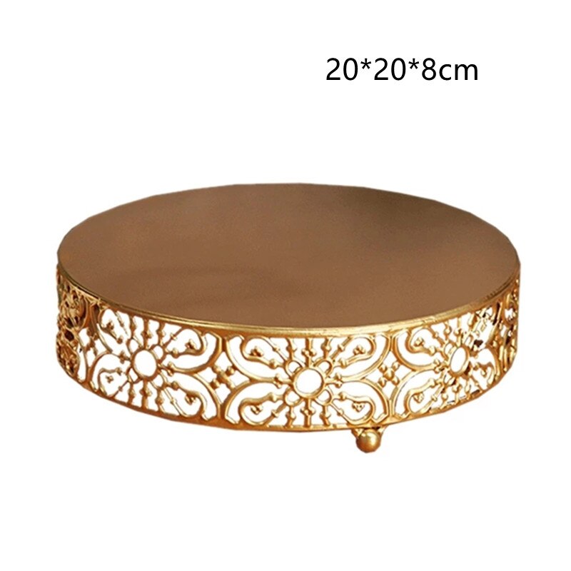 Gouden Bruiloft Dessert Lade Taart Stand Snoep Dis... – Vicedeal