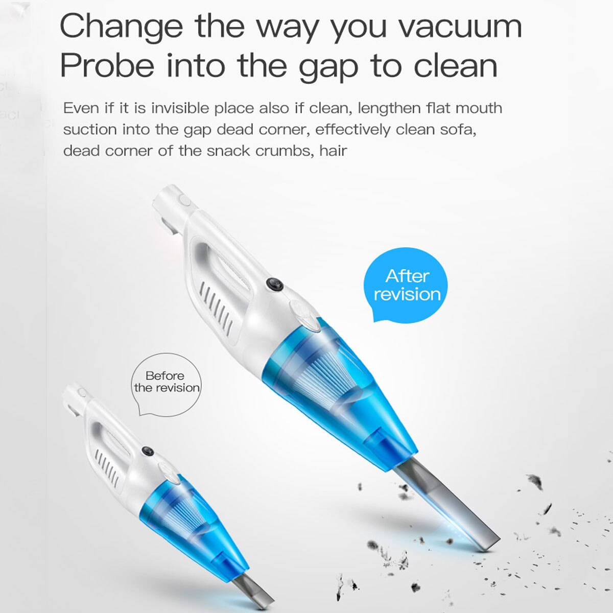 650w støvsuger mini hjem stang 19000pa støvsuger b... – Grandado