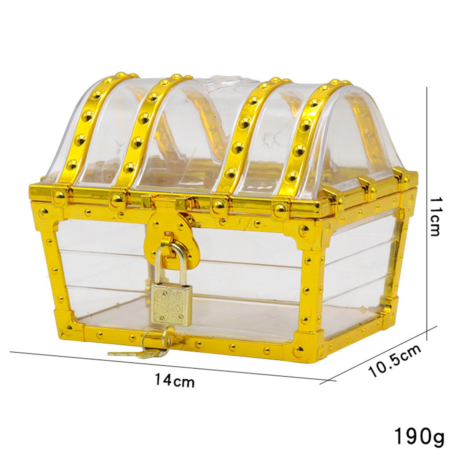 Transparent Pirate Treasure Chest Box for Classroo... – Vicedeal