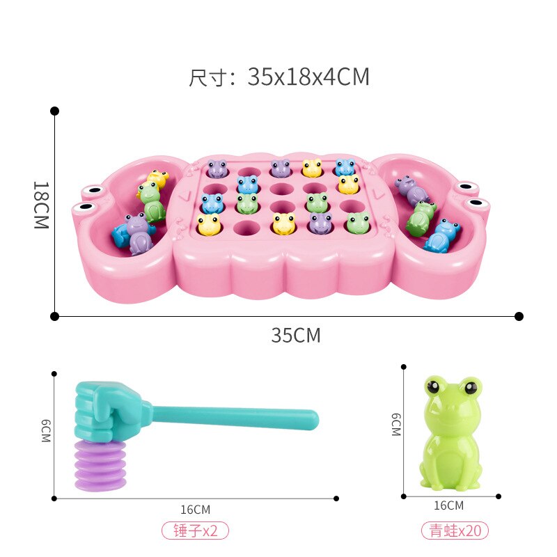 Educational Family Baby Board Game Catching Frog D... – Vicedeal