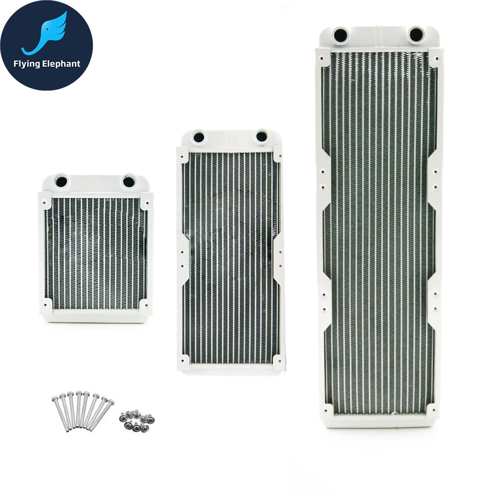 G1/4'' Thread White Full Aluminum 120mm 240mm 360m... – Grandado