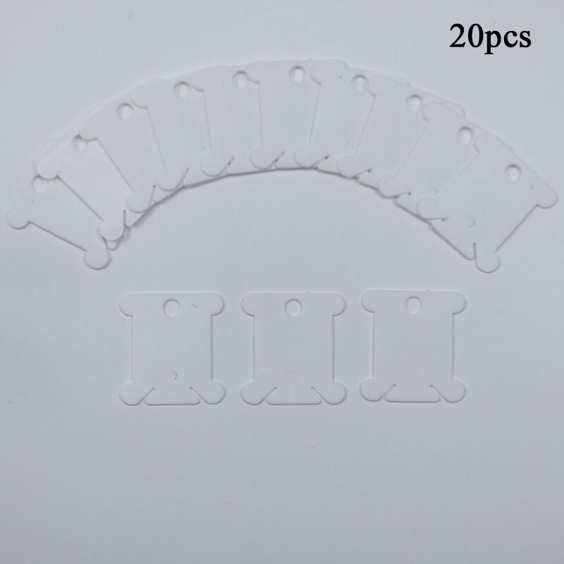 20pcs Plastic Embroidery Floss Craft Thread Bobbin... – Grandado