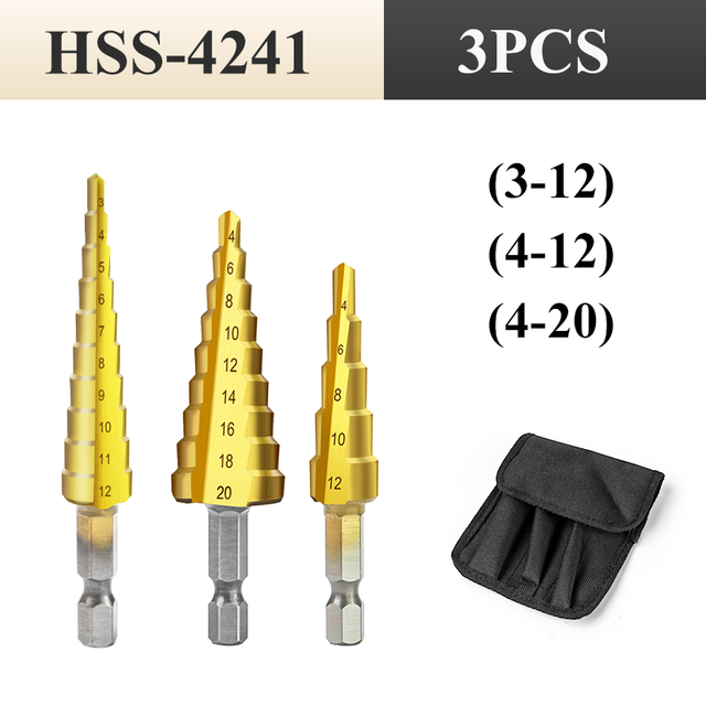 3-12mm 4-12mm 4-20mm 4-32mm HSS Straight Groove St... – Grandado