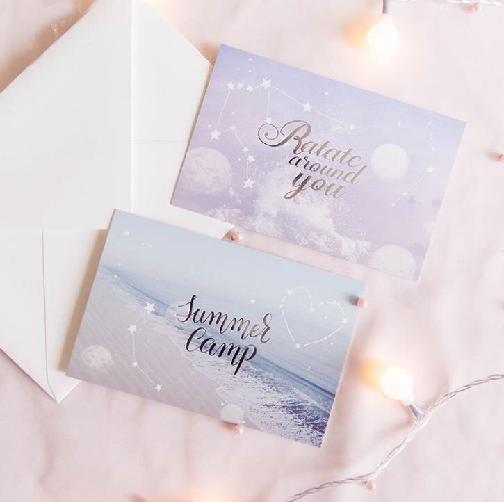 30 Sheets/Pack Kawaii Planeet Droom Wenskaart Post... – Vicedeal