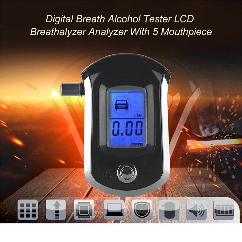 Digital Alcohol Tester Breathalyzer Alcohol Conten... – Grandado