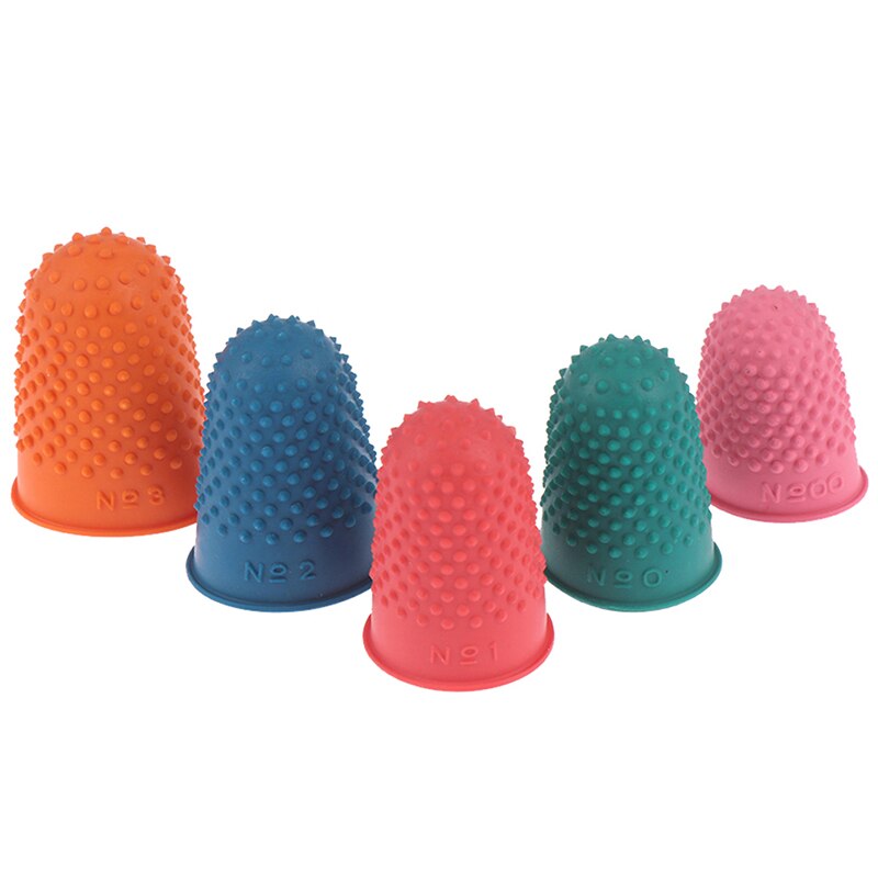 5Pcs Tellen Cone Rubber Vingerhoed Protector Naaie... – Grandado