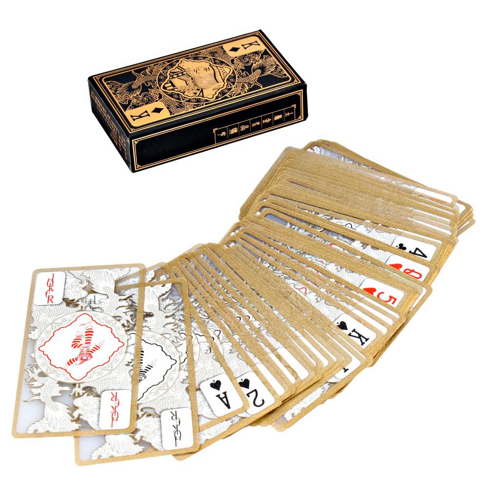 Gold Edge Playing Cards Accessories Travel 1PC Sup... – Grandado