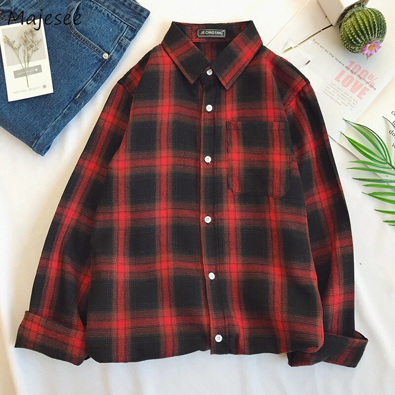 Mannen Lange Mouw Plaid Casual Losse Heren Shirts ... – Vicedeal