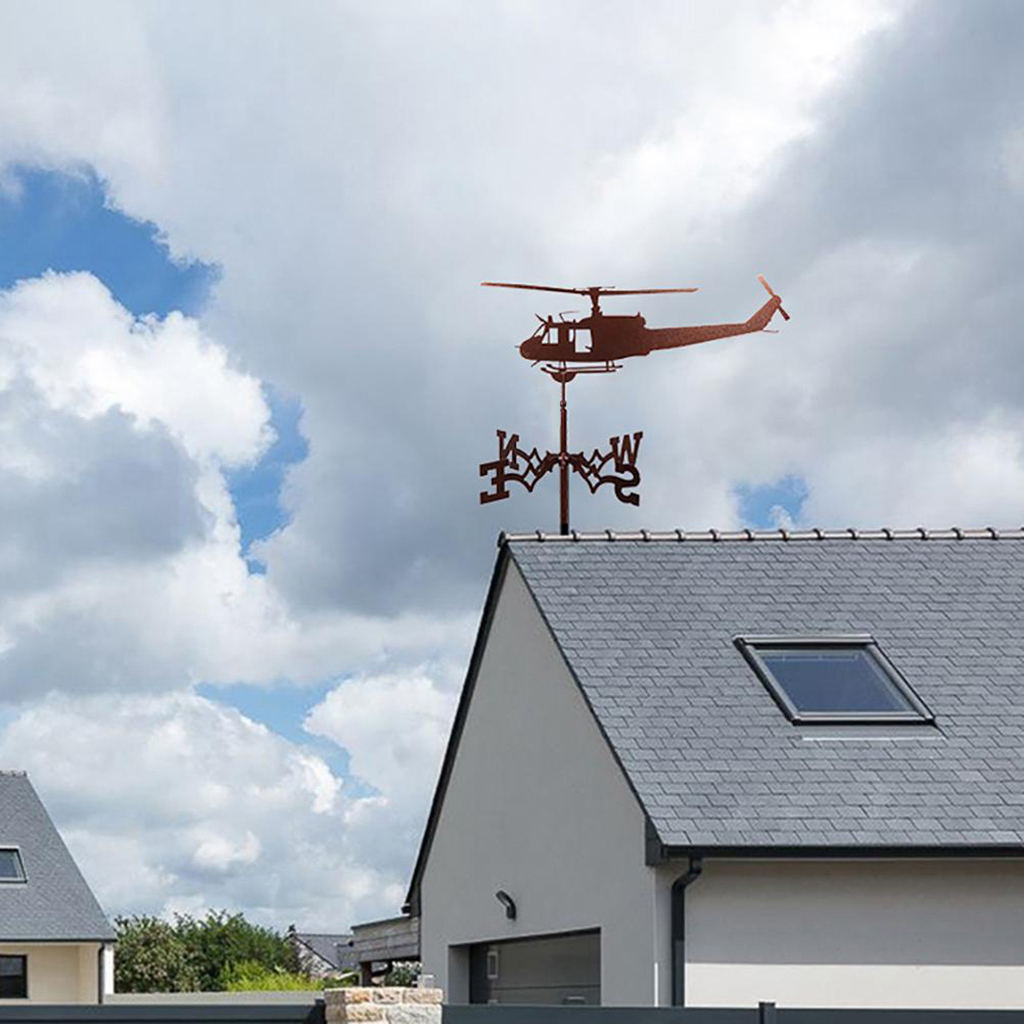 Stainless Steel Weather Vane Roof Mount Scene Wind... – Grandado