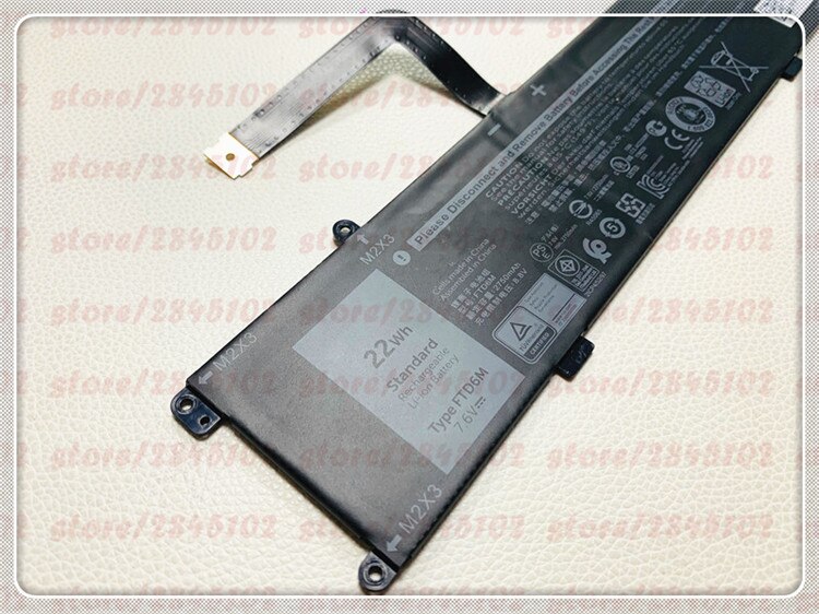 GYIYGY FTD6M 7.6V 2750mAh 22Wh Laptop Battery For ... – Grandado