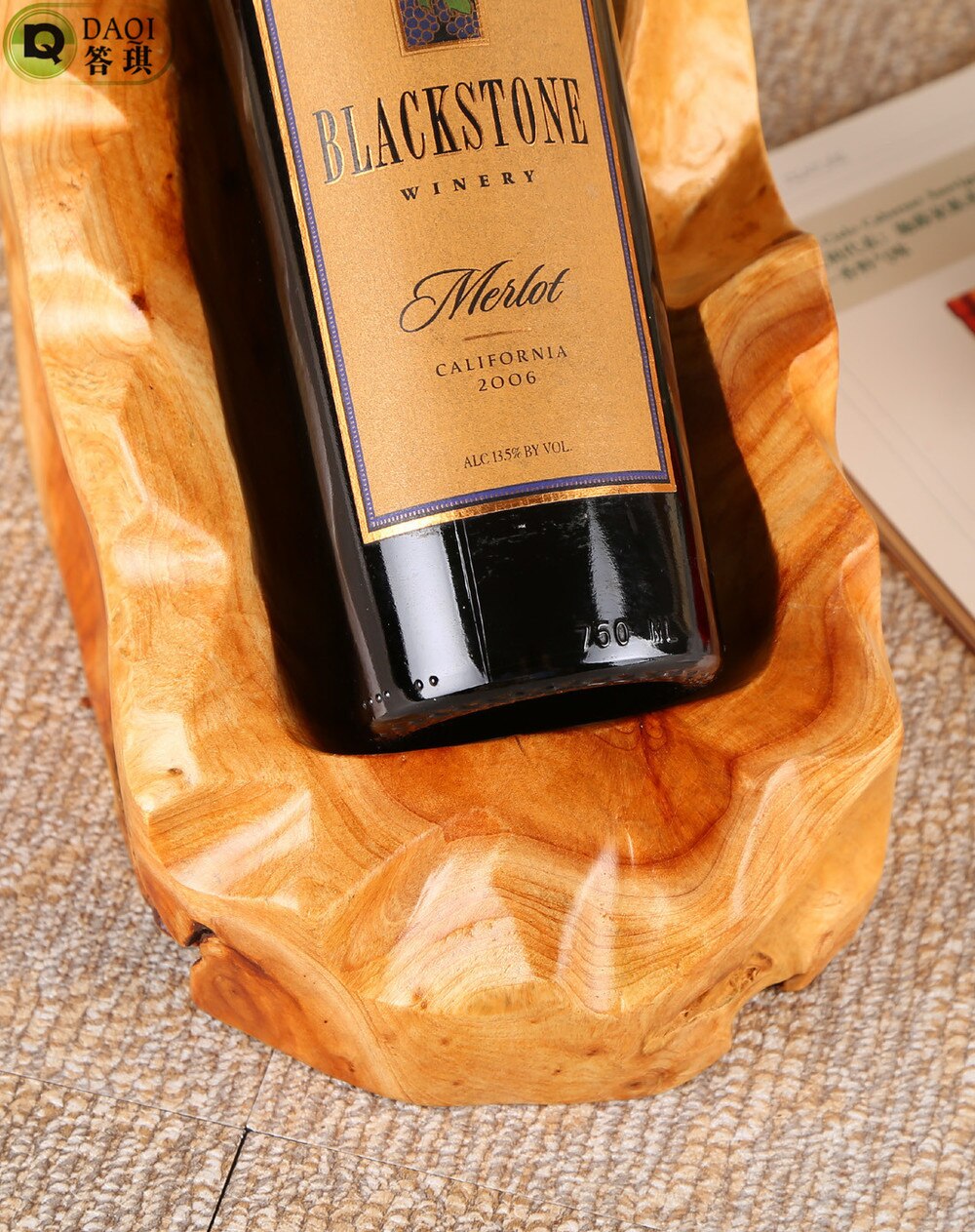 Natural wood wine rack wine holder wine rack decor... – Grandado