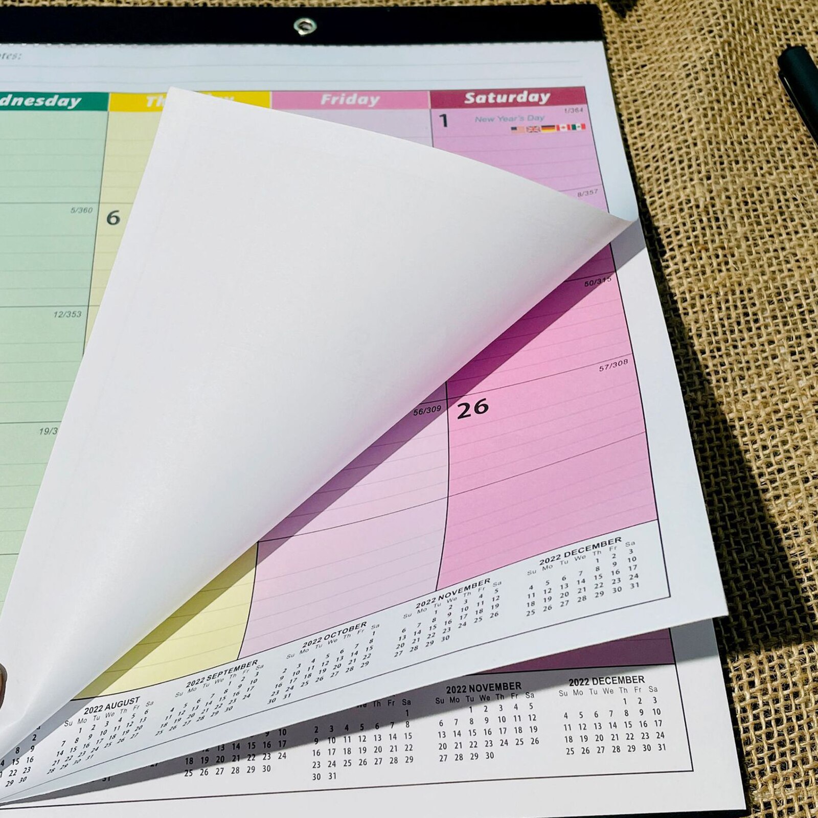 20 Sheets Kawaii Notebook Portable 2022 Agenda Dia... – Grandado