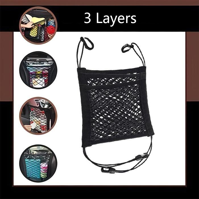 Universal Elastic Mesh Net Trunk Bag Dog Safety Is... – Grandado