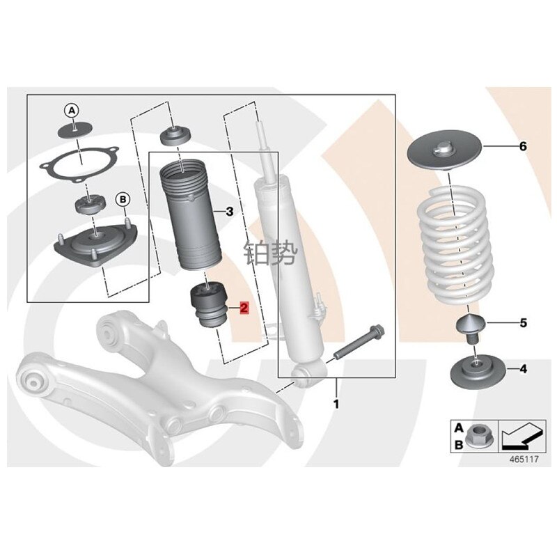 Auto Extra Schokdemper Achter 2007-b MwX5 E70 X6 E... – Grandado
