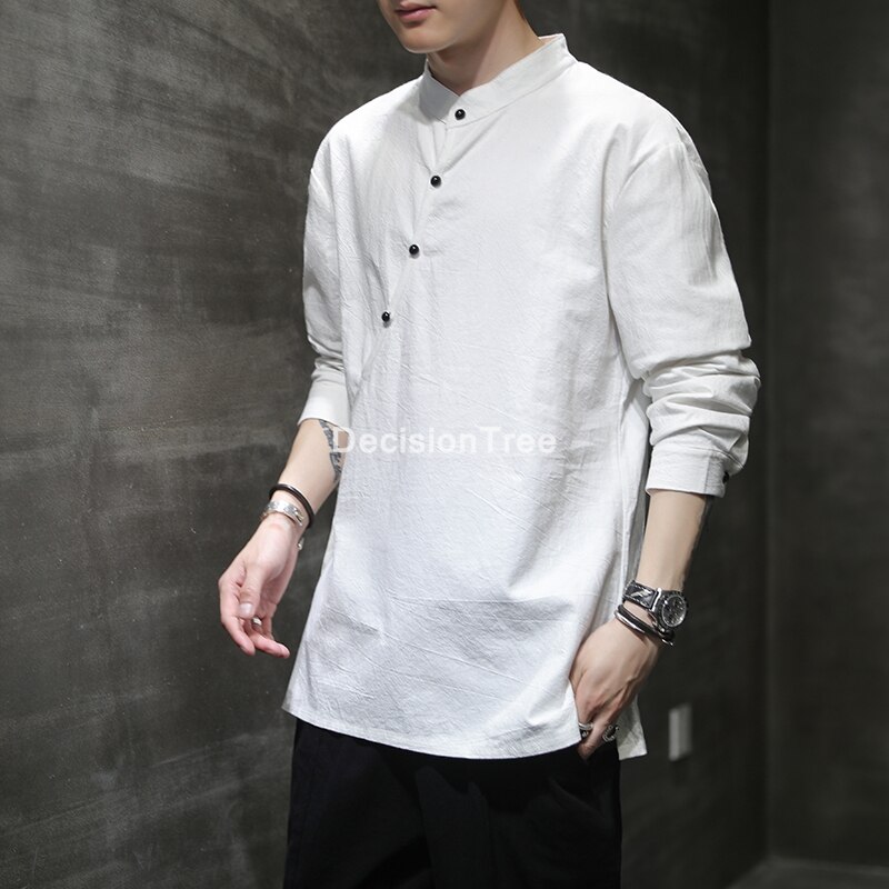 traditional chinese blouse male clothing man top o... – Vicedeal