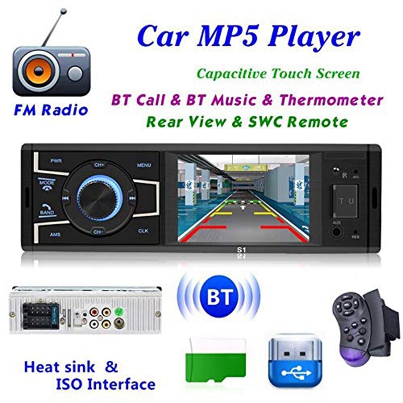 SWM-S1 3.2 Inch Car MP5 Player Bluetooth Car Stere... – Grandado