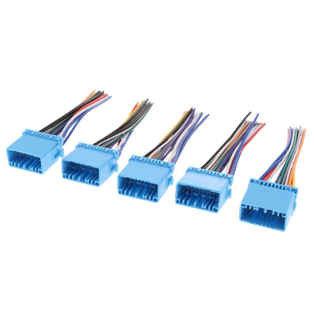 5Pcs Auto Stereo Radio Iso Kabelboom Connector Fit... – Vicedeal
