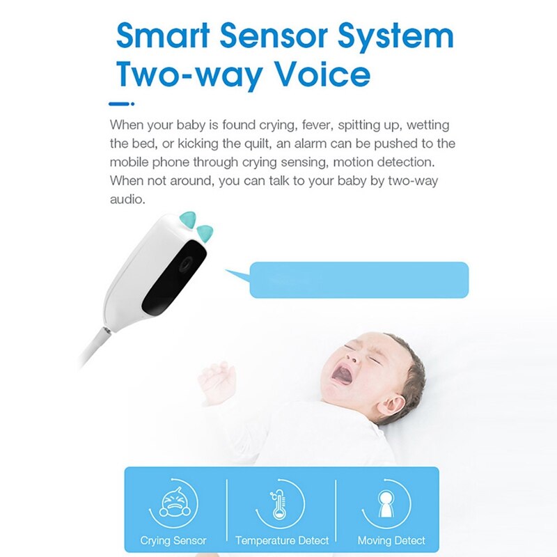 Smart Baby Monitor Camera with HD Video Audio Cry ... – Grandado