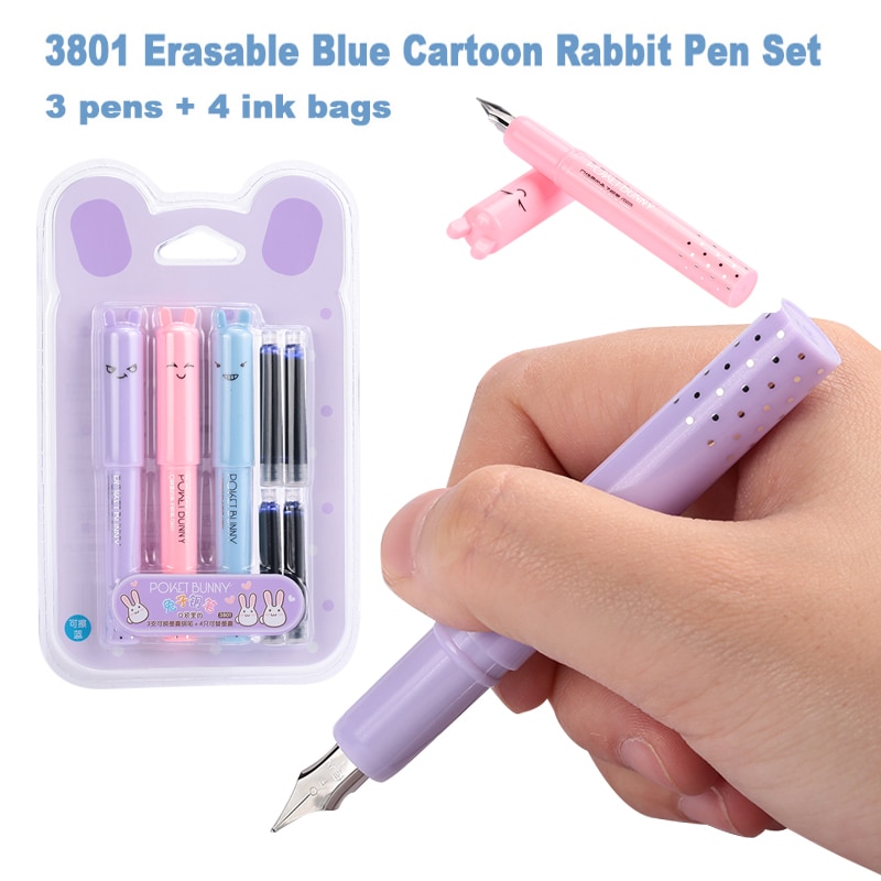 Reservoarpenna med bläck säck kanin form kalligraf... – Grandado