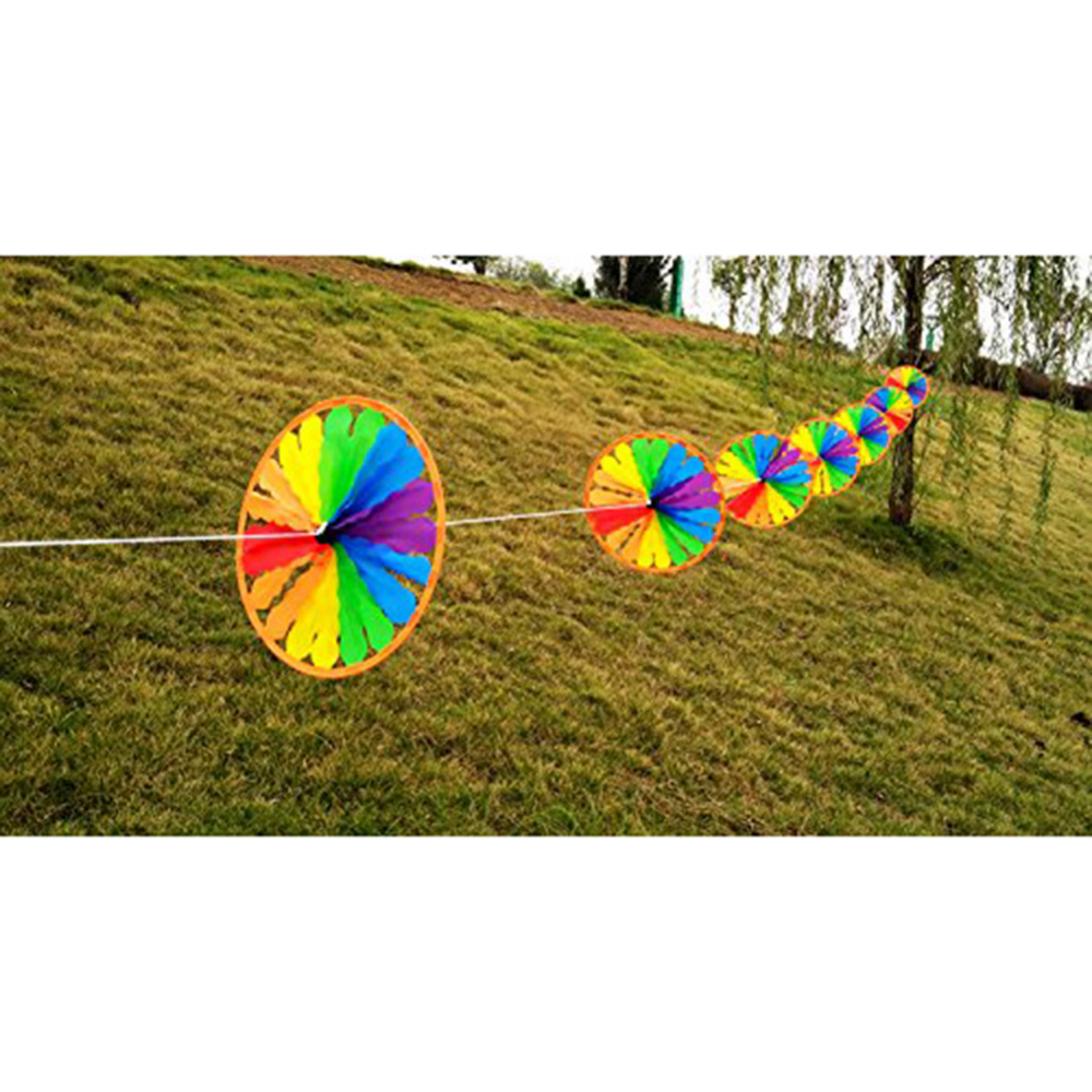 8PCS Colorful Wind Spinner Whirligig Pinwheel Weat... – Vicedeal