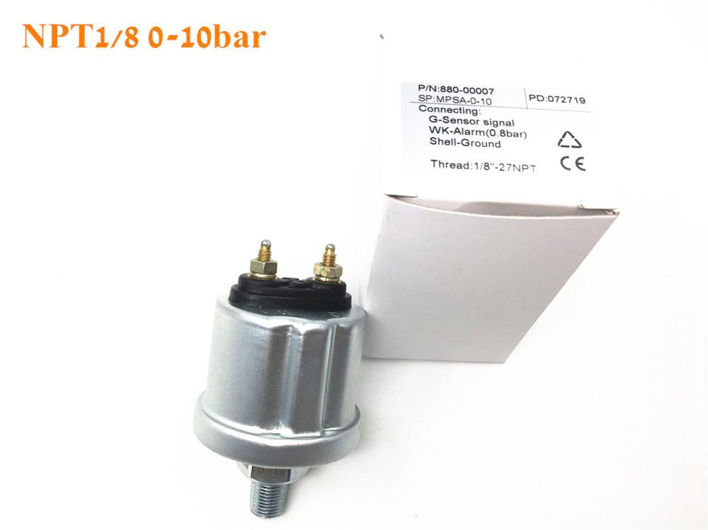 1pc Auto Mechanical Oil Pressure Sensors M10x1 NPT... – Vicedeal