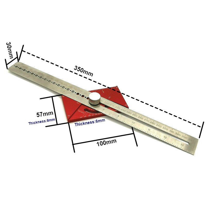 Dividing Line Ruler Angle Ruler Multi-function Scr... – Grandado