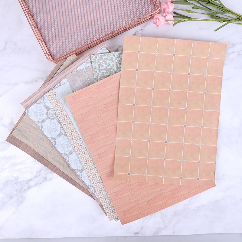 1Pc Dollhouse Miniature Floor Wall Paper 29.5*21cm – Grandado