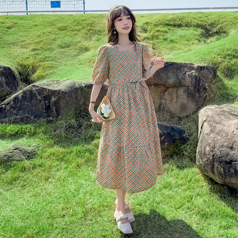 6085 #2022 sommer Koreanische Gedruckt Baumwolle M... – Grandado