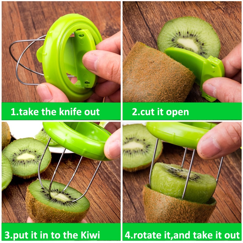 Mini Fruit Kiwi Cutter Device Cut Digging Core Twi... – Grandado