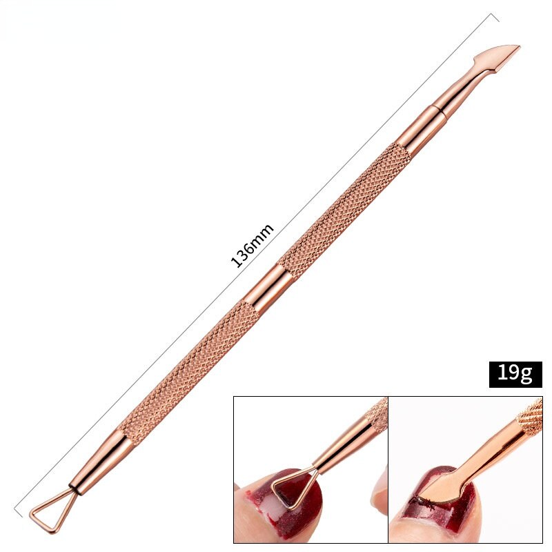 1pc/3pcs Nail Tools Small Steel Push Rose Gold Sta... – Grandado