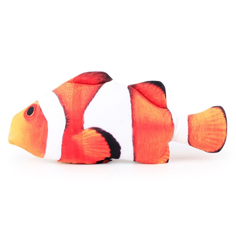 @HE Pet Cat Toy Plush Simulation Fish Small Catnip... – Grandado