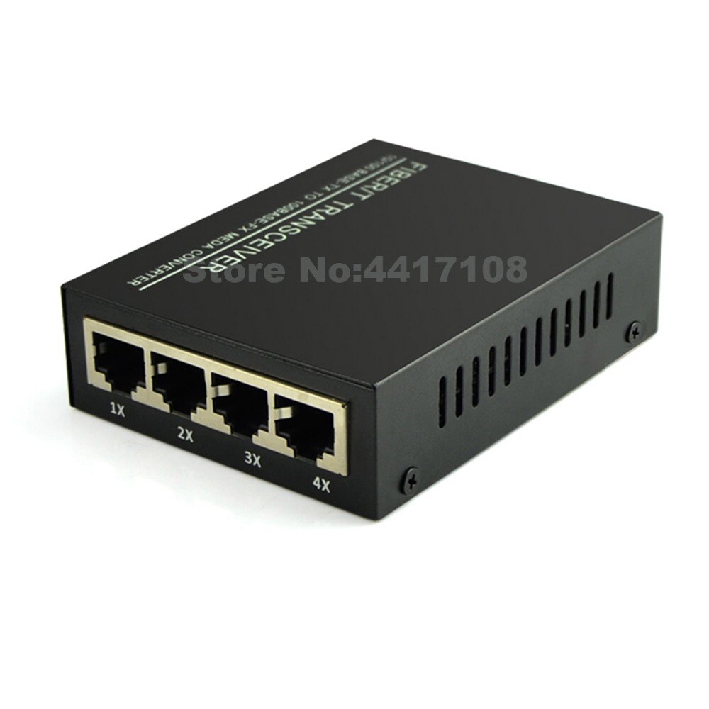 FTTH 1 stks 4 rj45 poort glasvezel ethernet switch... – Vicedeal