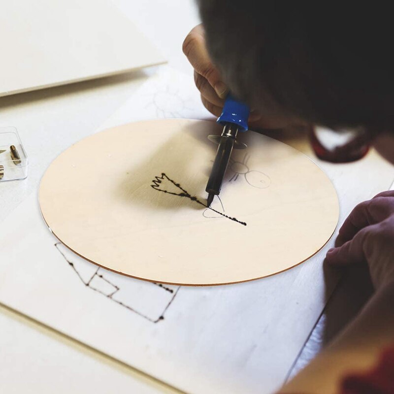 Jeyl 10 Stuks 12 Inch Houten Discs,Unfinished Rond... – Grandado