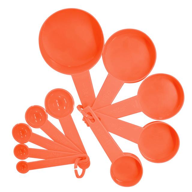 10pcs 7 Color Measuring Cups And Measuring Spoon S... – Grandado