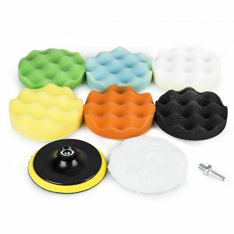 8pcs 7'' Car Buffing Kits With M14 Drill A... – Vicedeal