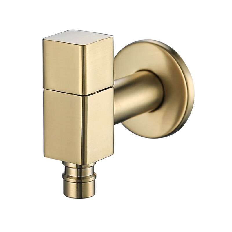 Brushed Gold Wall Mounted Small Tap Decorative Gar... – Vicedeal