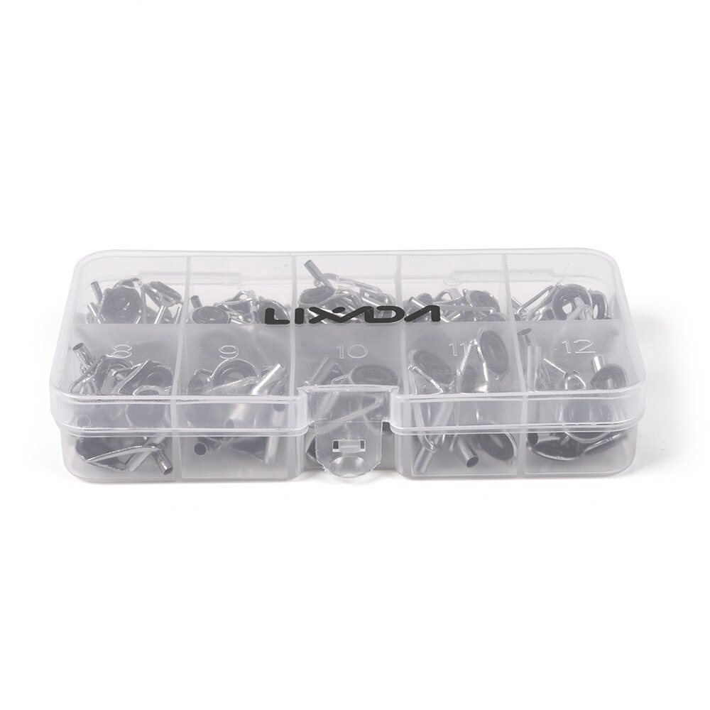 Lixada 80 stk/sæt fiskestang guide tip reparations... – Grandado