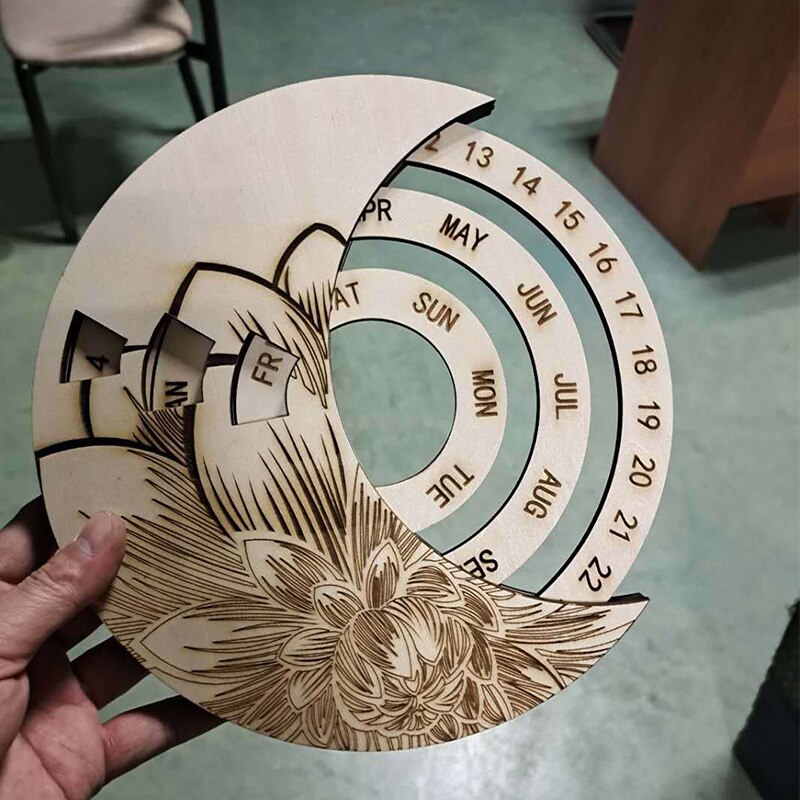 Mysterious Oriental Style Wooden Moon Shape Fresh ... – Grandado