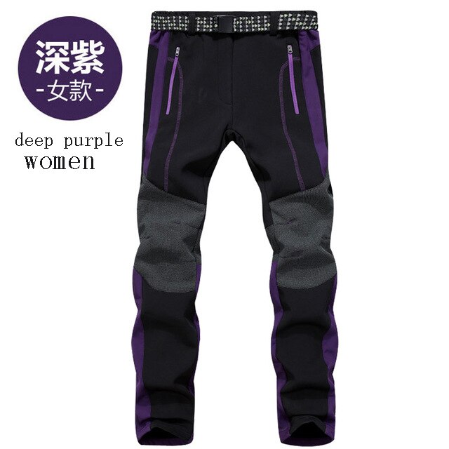 hiking pants men winter fleece waterproof outdoor ... – Grandado