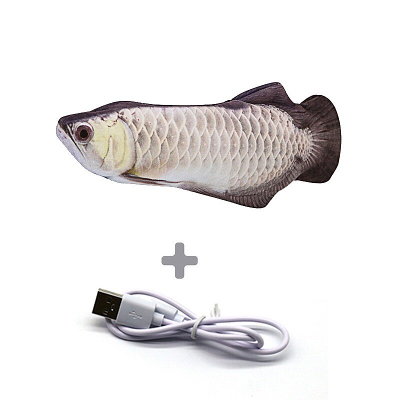 Elektrisk fisk för katt leksak kattmynta varor för... – Grandado