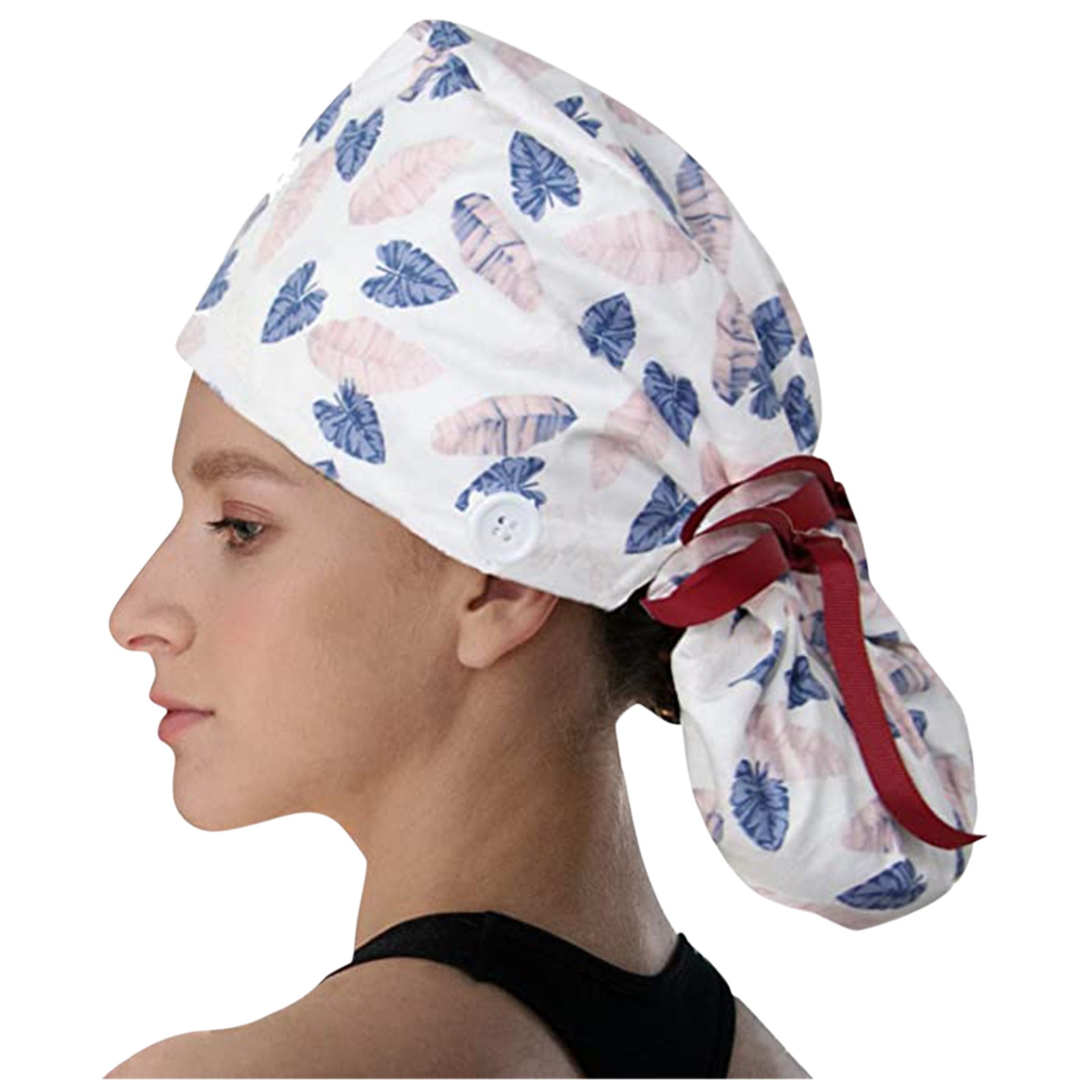 Working cap nurse accessories Solid Print Work Hat... – Vicedeal