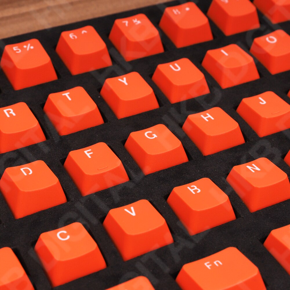 Mechanical Keyboard Keycaps Orange OEM Profile Hei... – Grandado